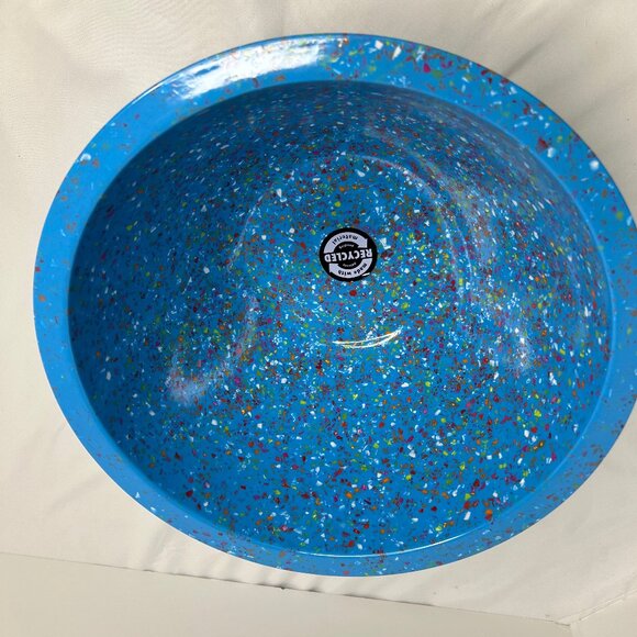 Zak | Kitchen | Zak Designs Ex Large Mixing Bowl Blue Confetti 275 Recycled Plastic New | Poshmark